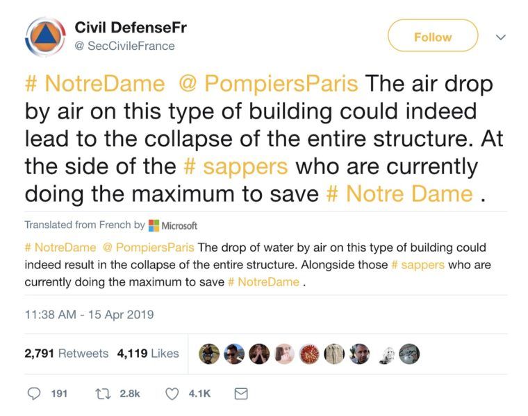 France’s Firefighter Officials Responded To Trump With A Snappy ...